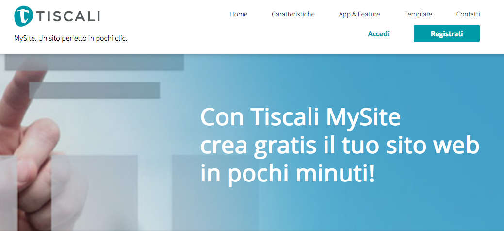 Tiscali My Site, la soluzione "fai da te" per i siti internet