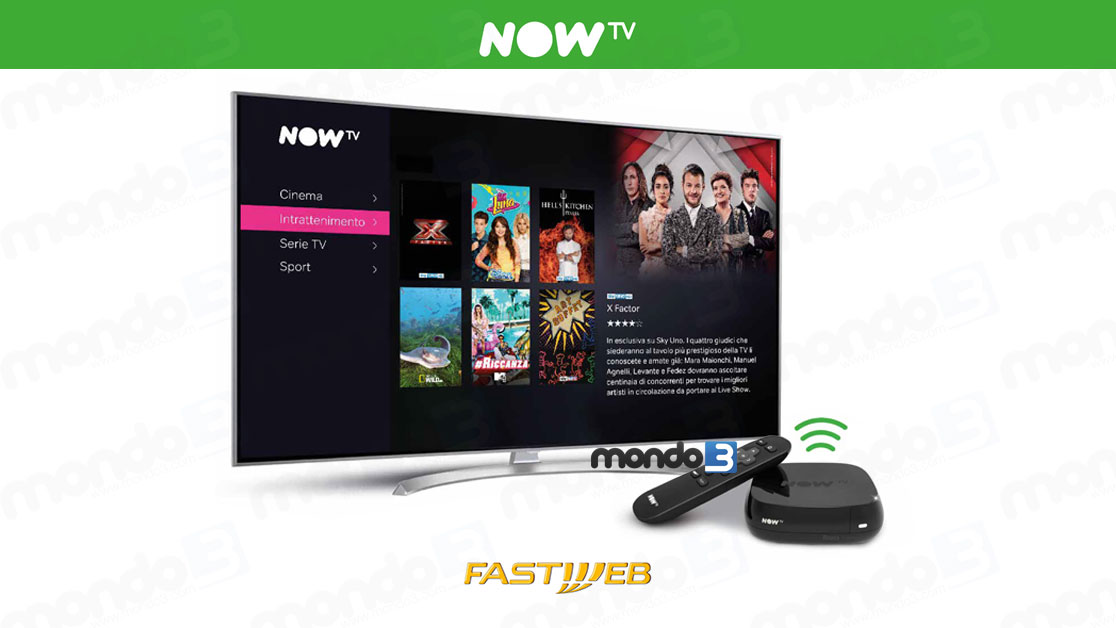 Più scelta per i clienti Fastweb: da oggi arriva anche NOW TV, in ...