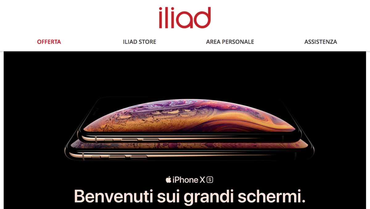 Quanto costano gli iPhone XS, XS Max, XR e 8 con iliad