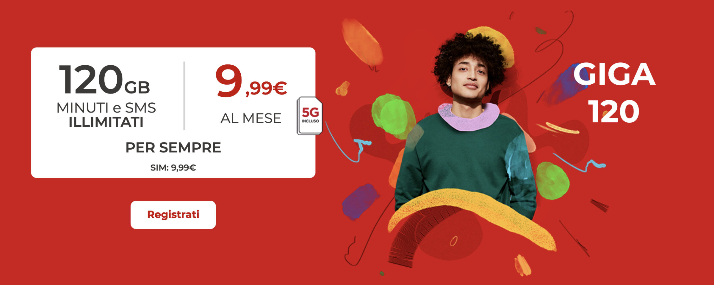 GIGA 120, l'offerta 5G di iliad valida per tutti