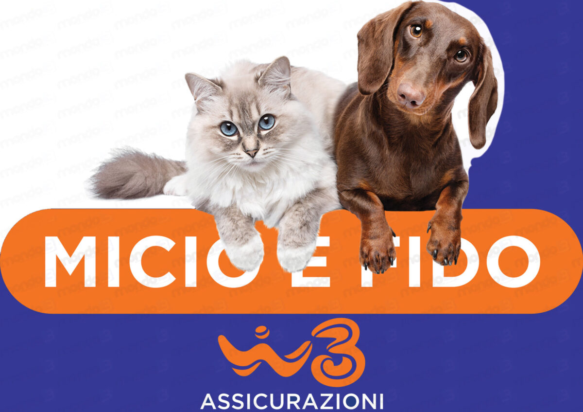 Micio e Fido, la nuova polizza di Windtre Assicurazioni per i nostri amici pelosi